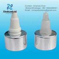 China Spout Cap Closures Plastic Bottles Caps Twist Top Cap Dispenser For Hair Product for sale