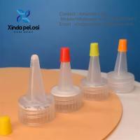 China Factory Free Sample LDPE HDPE Squeeze Nozzle Twist Plastic Spout Yoker Cap For Bottle for sale