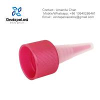 China Customized Plastic Squeeze Bottle Closure With Silicone Valve For Sauce Dispensing for sale