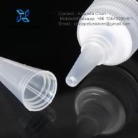 China Refillable Ink Glue Dropper Plastic Sharp Mouth Bottle With Nozzle Twist Pointe For Saled Cap for sale