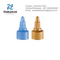 China Custom Logo Twist Top Cap For Solvents Oils Paint Ink Squeeze Bottle for sale