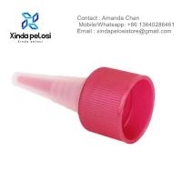 China Custom Long Nozzle Spout Cap Plastic Twist Cap Top Twisted Cap for sale