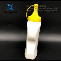China Best Price Plastic Sauce Honey Bottle With Spout Nozzle Flip Top Lid Squeeze Bottle Plastic Ketchup Caps for sale
