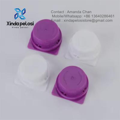 China Wholesale Food Grade Custom Plastic Stream Cap Milk Juice Bottle Helicap for sale