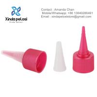 China Customized Plastic Squeeze Bottle Closure With Silicone Valve For Sauce Dispensing for sale