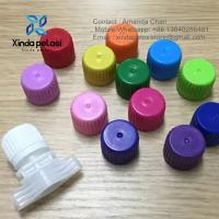 China Strong Sealing Plastic Detergent Spout Cap For Big Volume Packaging Pouch for sale