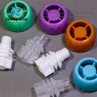 China Custom PE Drink / Jelly / Yogurt / Sauce Double Gap Baby Cap Plastic Spout Cap for sale