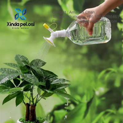 China Plastic Household Dual Head Bottle Cap Watering Spout Indoor Seedlings Plant Waterer Tool for sale