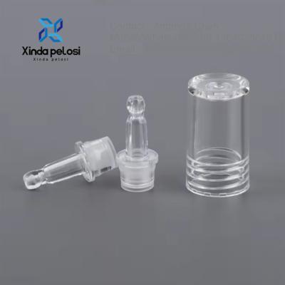 China Factory Custom Color Transparent Plastic Bottle Cap For Cosmetic Soft Tube for sale
