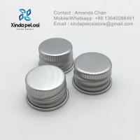 China Custom Wholesale Food Grade Silver Screw Caps Aluminum Cap for Cosmetic Bottle for sale