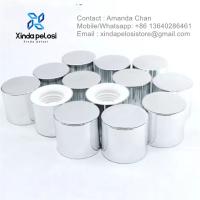 China Factory Cosmetic Packaging Plastic Custom Reusable Screw Lip Metal Screw Cap for sale