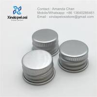 China China Manufacturer Silver Gold Black Finish Screw Aluminum Cap for sale