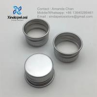 China Food Grade Aluminum Cosmetics Lid Metal Aluminum Screw Cover Cap for sale