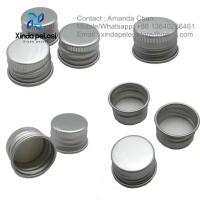 China Food Grade Aluminum Cosmetics Lid Metal Aluminum Screw Cover Cap for sale