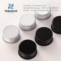 China Food Grade Aluminum Cosmetics Lid Metal Aluminum Screw Cover Cap for sale