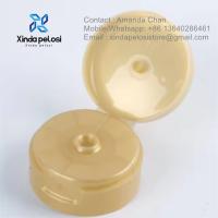 China High Quality Custom Gold Plastic Disc Lid Bottles Flip Cosmetic Bottles Cap for sale
