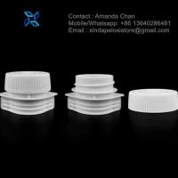 China PP / PE Plastic Spout Cap Nozzle Suction For Plastic Fruit Beverage Pouch for sale
