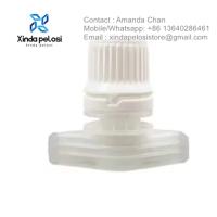 China Custom Size Good Quality Spout Pouch Packaging PE Plastic Spout With Cap For Beverage Pouch for sale