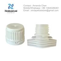 China Custom Color Doypack Spout Plastic Screw Spout And Cap On Sale For Big Liquid Food Bag for sale