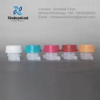 China PP / PE Plastic Spout Cap Nozzle Suction For Plastic Fruit Beverage Pouch for sale