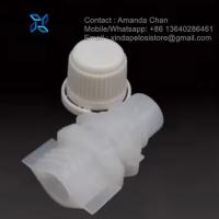 China Accept Size & Color Plastic Juice Pouch Screw Cap Plastic Spout Caps For Liquid Pouch Bag for sale
