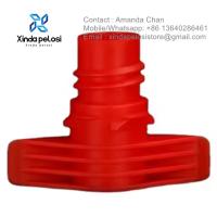 China Plastic Pouches For Liquids Colorful Plastic Spout And Cap For Milk Tea Poackaging for sale