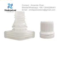 China Custom Size Factory Price Plastic Cap Chill Spout With Screw Cap For Liquid Spout Bags for sale