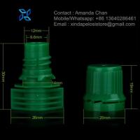 China Accept Custom Plastic Single Gap Spout And Cap For Spout Bags Packaging for sale