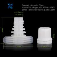 China Custom Size Factory Price Plastic Cap Chill Spout With Screw Cap For Liquid Spout Bags for sale