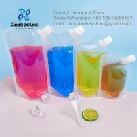 China Custom Size Liquid Food Packaging Stand Up Pouch Plastic Spout Cap From Guangzhou for sale