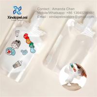 China PE Material Flip Top Pour Spout Caps Spout Flip Cap Stand Up Pouch Flip Cap for sale