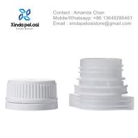 China White Plastic Liquid Custom Stand Up Pouch Drink Cap For Food Packaging for sale