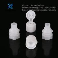 China Customized Plastic Pill Flip Top Cap For Water Bag Juice Bag Beverage Bag for sale