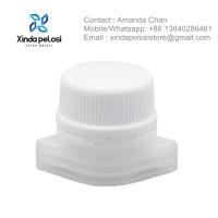 China White Plastic Liquid Custom Stand Up Pouch Drink Cap For Food Packaging for sale