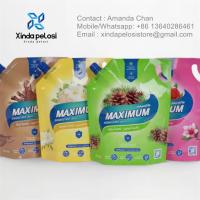 China Custom Beverage Stand Up Biodegradable Spout Pouch Cap For Food Liquid Pouch for sale