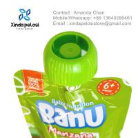 China Baby Food Bag Spout And Cap Child Resistance Safety Cap for sale