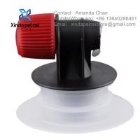 China Custom Size Plastic Bag In Box Spout Cap With Connect Outlet for sale