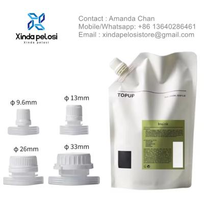 China Custom Size Liquid Food Packaging Stand Up Pouch Plastic Spout Cap From Guangzhou for sale
