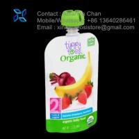 China Foil Stand Up Liquid Food Packaging Juice Drinks Jelly Spout Pouch Bag For Sale for sale