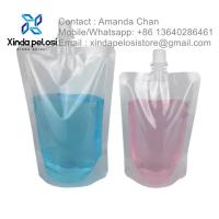 China OEM High Quality Plastic Juice Water Liquid Custom Spout Bag Stand Spout Tea Bag For Sale for sale