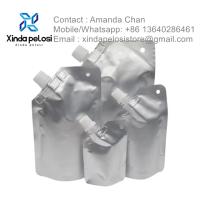 China Aluminum Foil Nozzle Bag Food Packaging Custom Stand Up Pouch For Milk Drinks Milk Tea Jelly Tea for sale