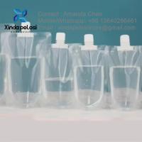China OEM High Quality Plastic Juice Water Liquid Custom Spout Bag Stand Spout Tea Bag For Sale for sale