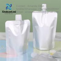 China Reusable High Quality Food Handle Pouch Retort Bag Aluminum Foil Juice Liquid Stand Up Pouch for sale