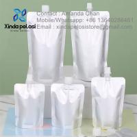 China Reusable High Quality Food Handle Pouch Retort Bag Aluminum Foil Juice Liquid Stand Up Pouch for sale