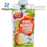 China Foil Stand Up Liquid Food Packaging Juice Drinks Jelly Spout Pouch Bag For Sale for sale
