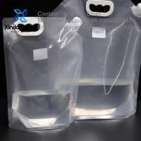 China Liquid Spout Pouch Reusable Durable Spouted Stand Up Pouches Juice Drink Takeout Bag for sale