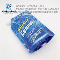 China Convenient Bag Laundry Detergent Spout Pouch Liquid Hand Soap Refill Pouch for sale