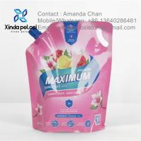 China Convenient Bag Laundry Detergent Spout Pouch Liquid Hand Soap Refill Pouch for sale