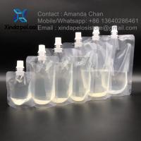 China OEM High Quality Plastic Juice Water Liquid Custom Spout Bag Stand Spout Tea Bag For Sale for sale