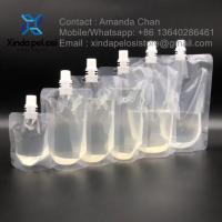 China Best Price Transparent Food Grade Beverage Drinks Bags Cosmetic Packaging Bags for sale